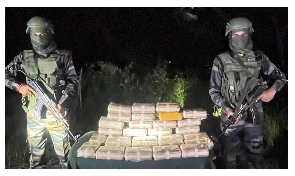 Assam Rifles seize meth worth ₹33 crore in Champhai, Mizoram’s drug ...